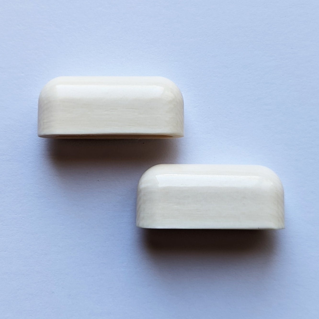 Ivory End Caps | D.E.L.S. Nantuckets