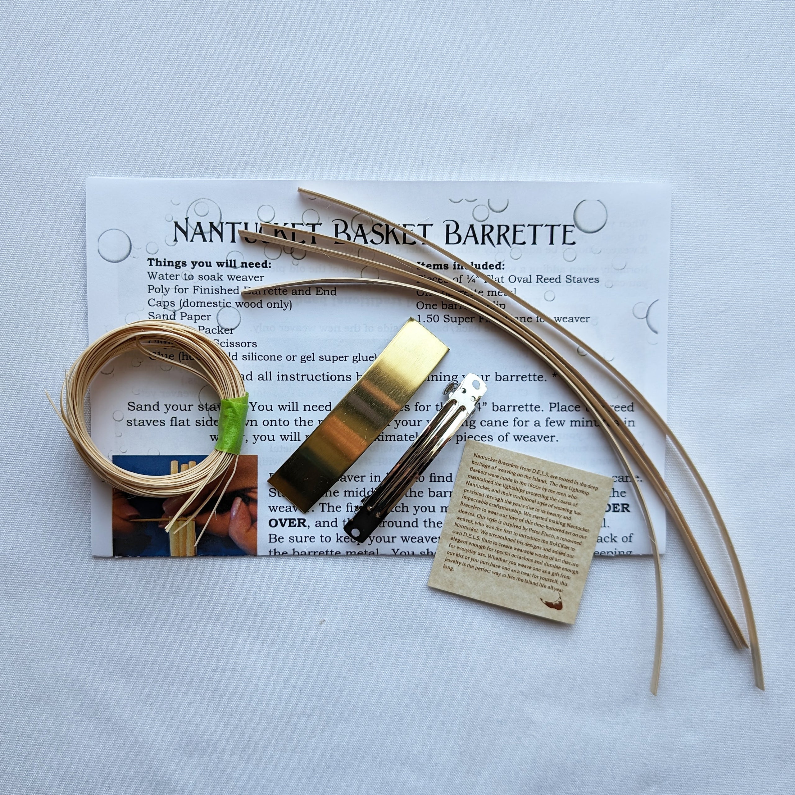 Barrette Kit | D.E.L.S. Nantuckets